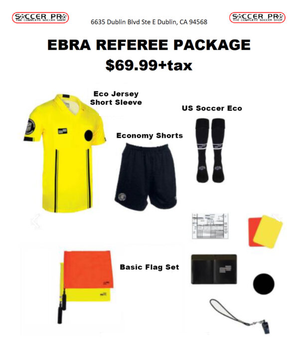 Referee Gear Package - East Bay Referee Association